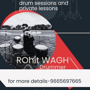 Rohit wagh Drum Kit,Drumming,Drum teacher home tutor ₹ 2000 - ₹ 5000/hour